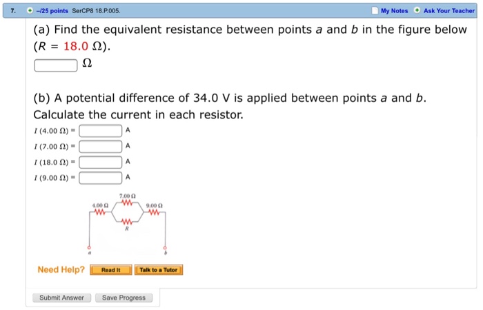 Solved Find the equivalent resistance between points a and b | Chegg.com