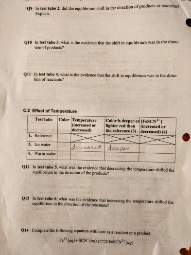 Solved 3. How does a system at equilibrium respond to the | Chegg.com