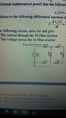 Solved (formal mathematical proof) that the followi | Chegg.com