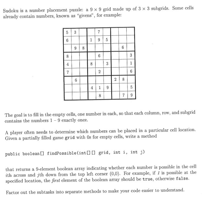 Solved Sudoku Is A Number Placement Puzzle A 9 X 9 Grid