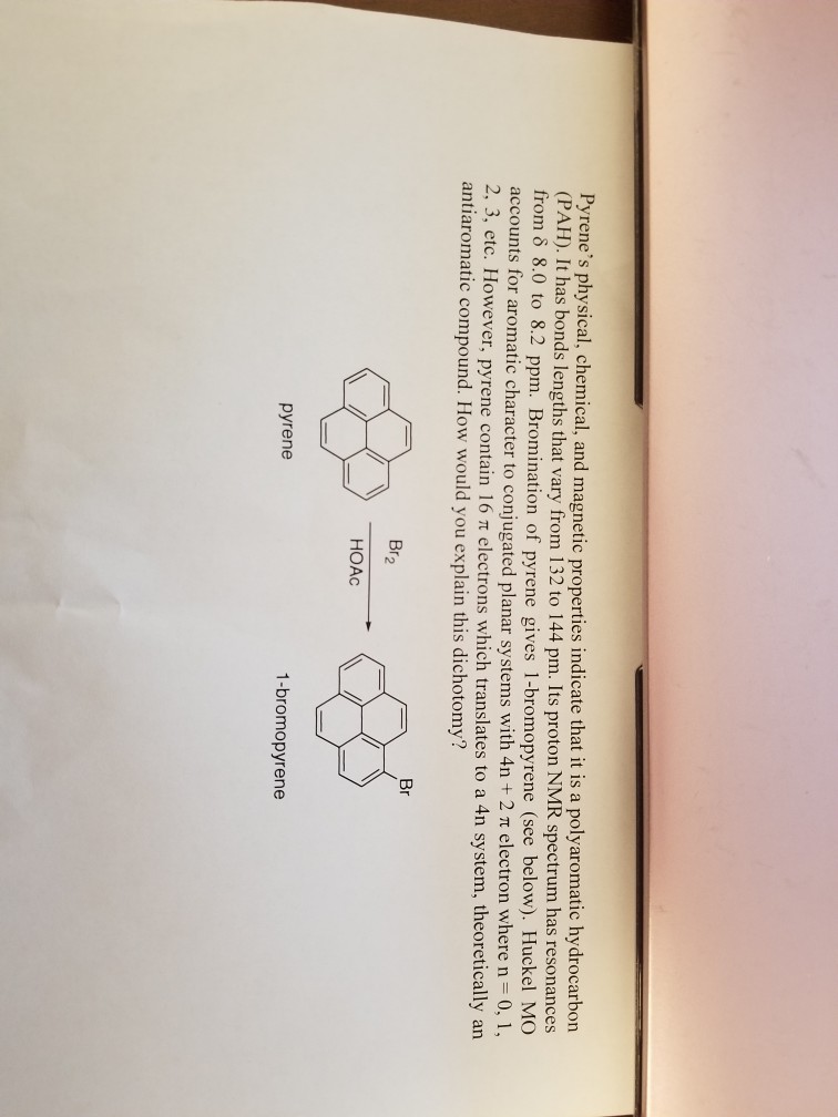 Solved Pyrene's physical, chemical, and magnetic properties | Chegg.com