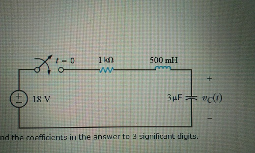 Solved: Find VC(t) For T > 0 In The Circuit In The Accompa... | Chegg.com