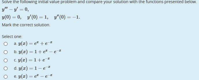 Solved Solve the following initial value problem and compare | Chegg.com