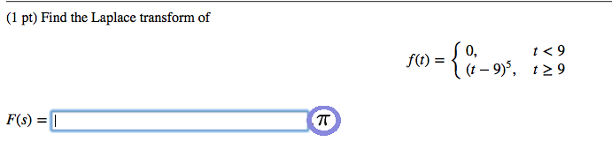 Solved Consider the function f(t) = Write the function in | Chegg.com