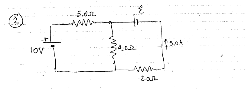 Solved 4. Find the unknown currents and emf in the circuit | Chegg.com