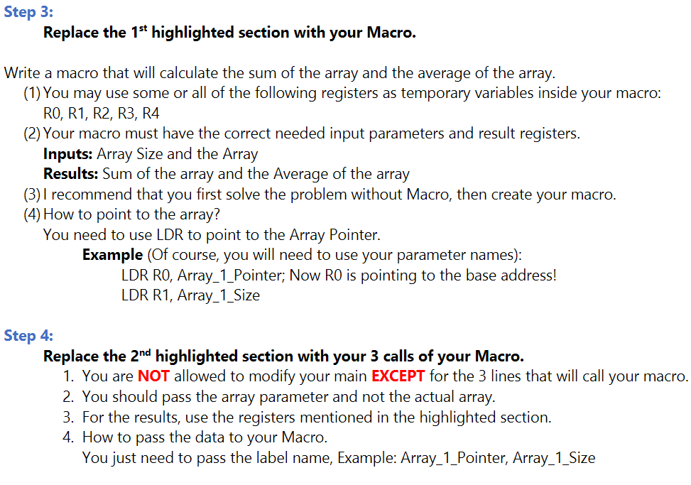 Step 1 Create a new ASSEMBLY project using Keil | Chegg.com
