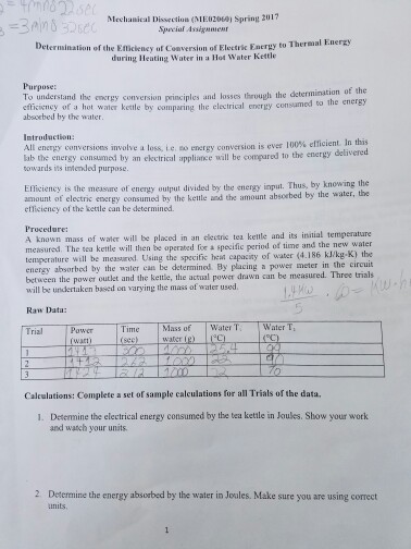 Solved Mechanical Dissection (MEu206) spring 2017 | Chegg.com