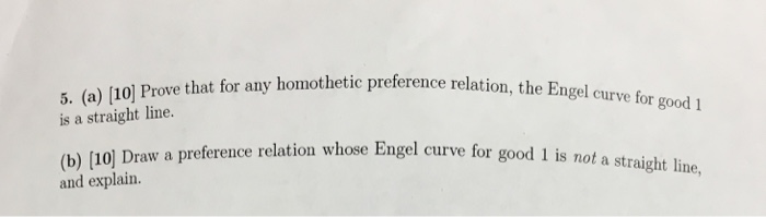 Solved Prove that for any homothetic preference relation, | Chegg.com