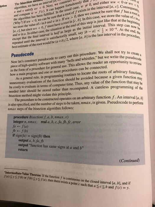 Solved Bisection Homework Due: Monday October 31 at 5:00 | Chegg.com