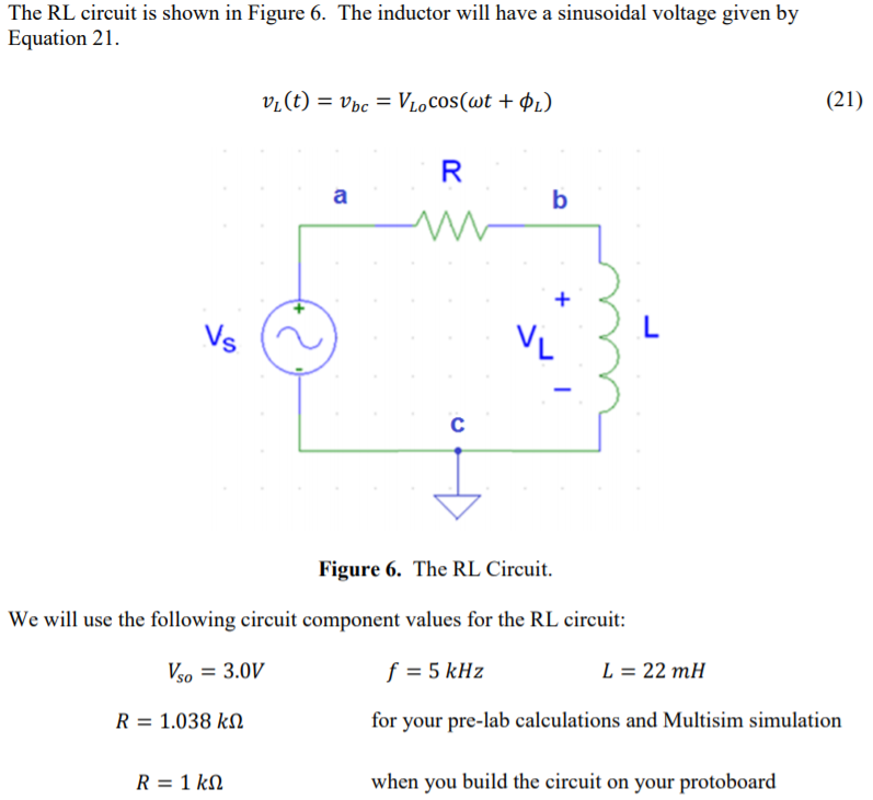 Solved 5. Determine the following for the RL circuit in | Chegg.com