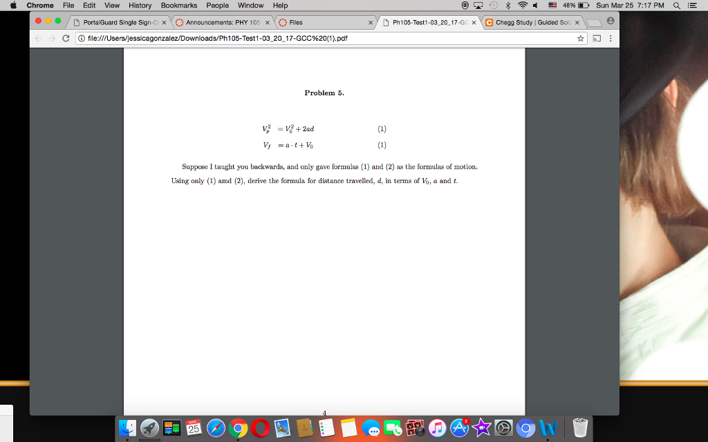 Solved i Chrome File Edit View History Bookmarks People | Chegg.com
