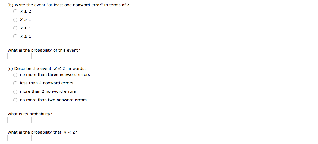 Solved Spell-checking software catches "nonword errors," | Chegg.com