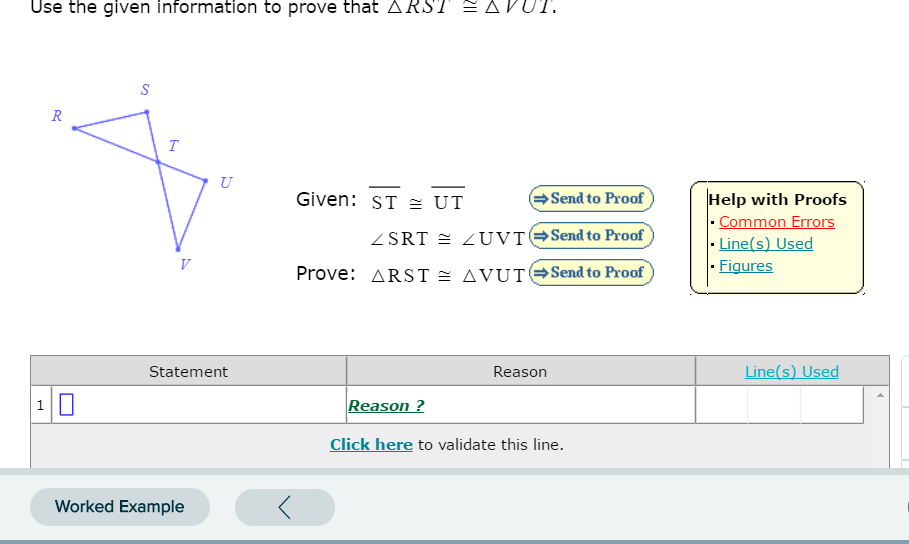 Solved Use the given information to prove that delta RST | Chegg.com