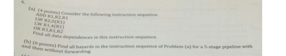 Solved Consider the following instruction sequence. ADD R1, | Chegg.com