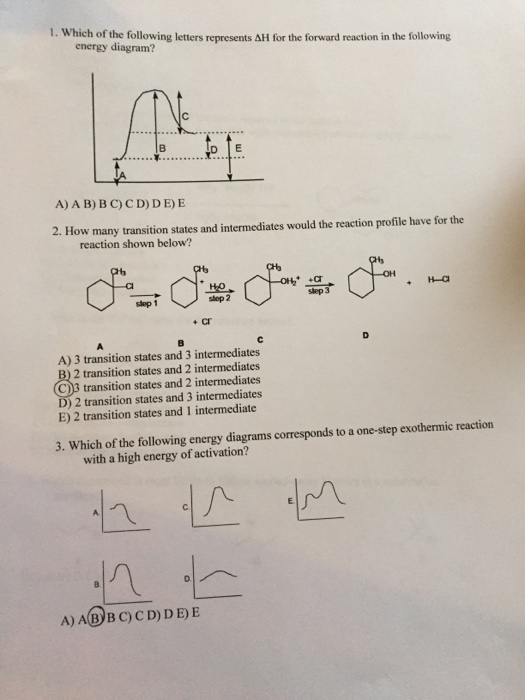 Solved Which of the following letters represents Delta H for | Chegg.com
