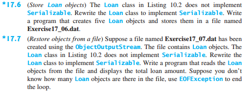 Solved Serialization and Binary I/O Can you please help | Chegg.com