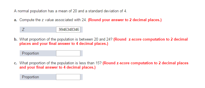 Solved A normal population has a mean of 20 and a standard | Chegg.com