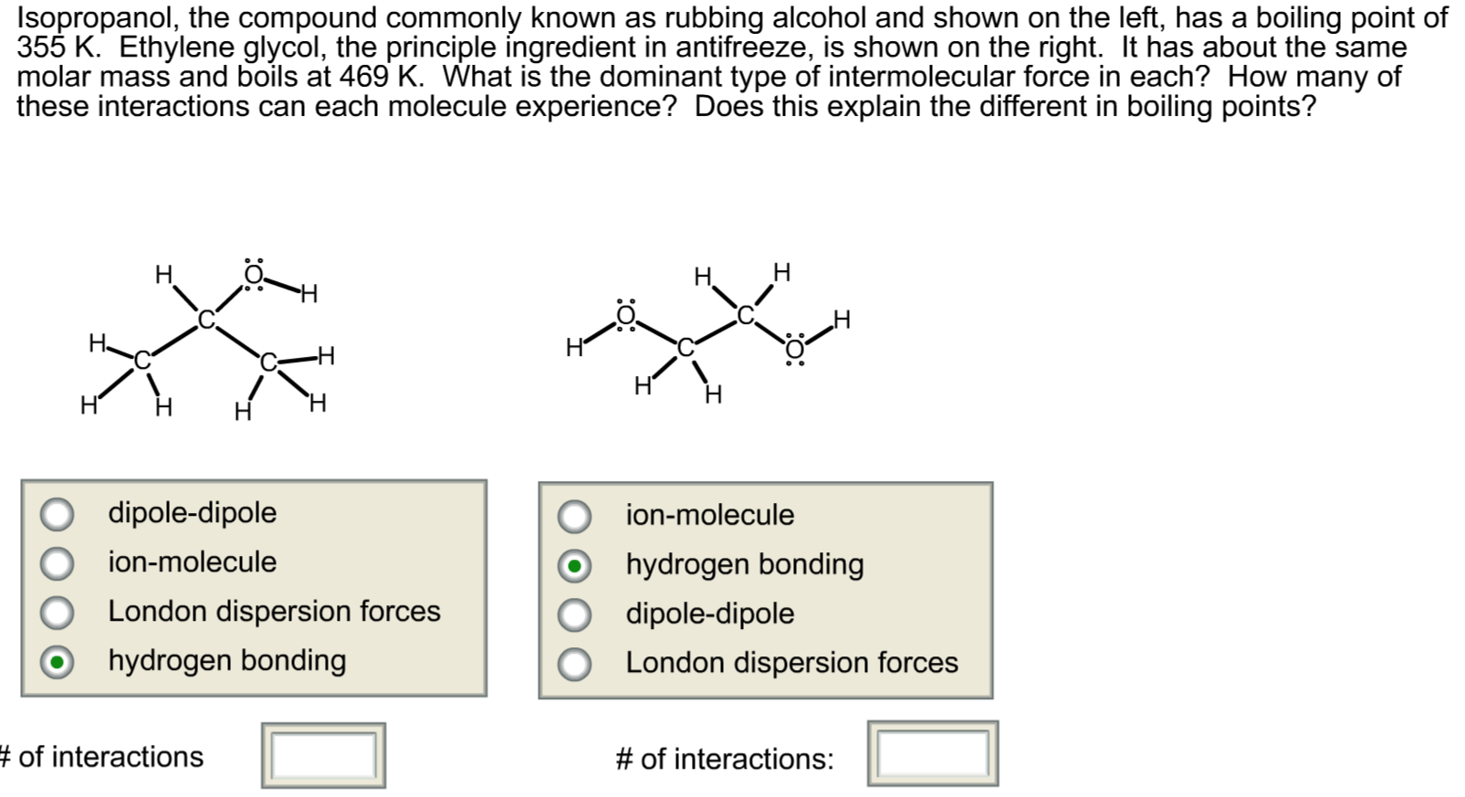 Solved Isopropanol, the compound commonly known as rubbing | Chegg.com