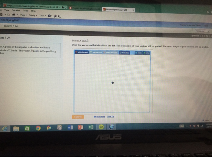 Solved Vector A points in a negative x direction and has a | Chegg.com ...