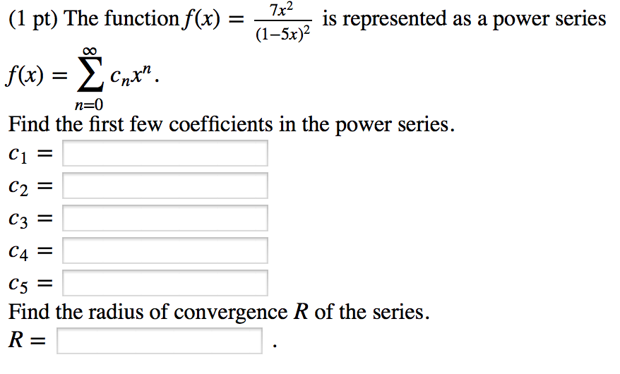 The function f(x) = 1xln(1+2x) is represented as a | Chegg.com