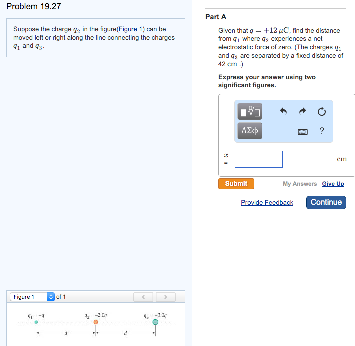 Solved Suppose the charge q_2 in the figure(Figure 1) can be | Chegg.com