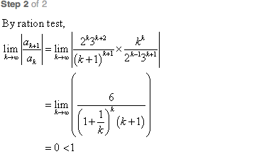 Solved By ration test, | Chegg.com