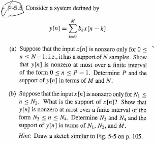 Solved 5.4 A linear time-invariant system is described by | Chegg.com