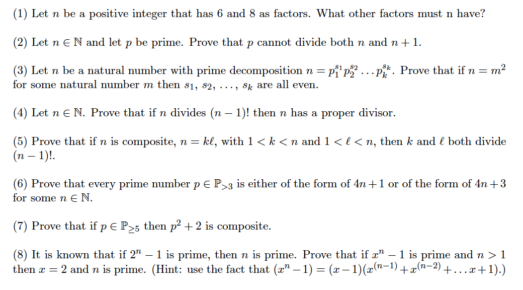 Solved I am currently taking an entirely proof based | Chegg.com