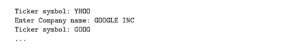 Solved 6.21 Write function ticker) that takes a string (the | Chegg.com