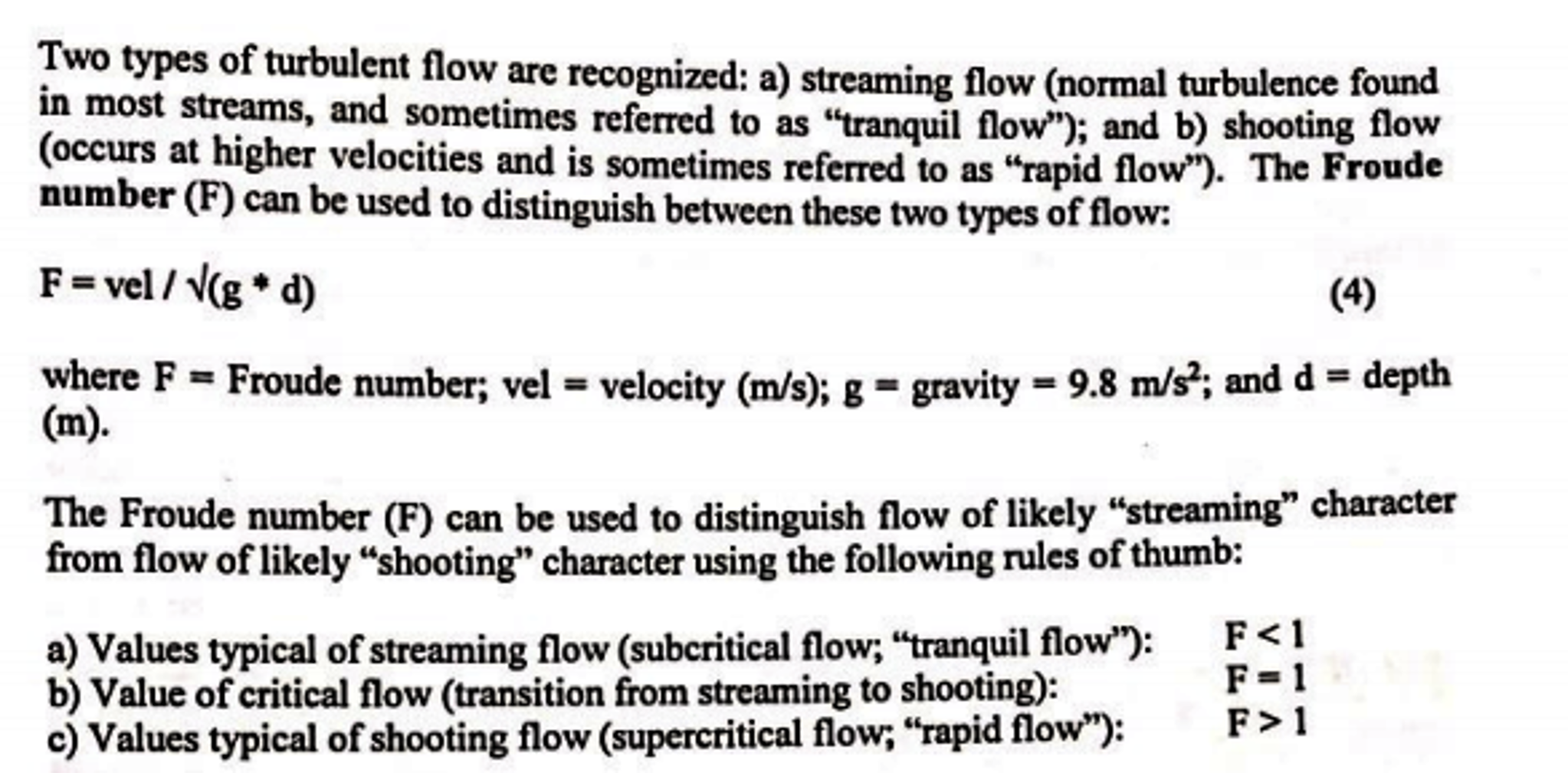 Solved Two types of turbulent flow are recognized: a) | Chegg.com
