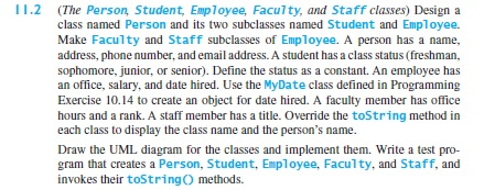 Solved The Person. Student Employee. Faculty, and Staff | Chegg.com