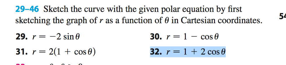 Solved 29-46 Sketch the curve with the given polar equation | Chegg.com