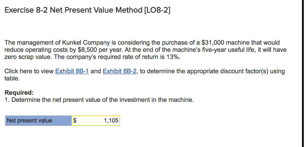 Solved The management of Kunkel Company is considering the | Chegg.com