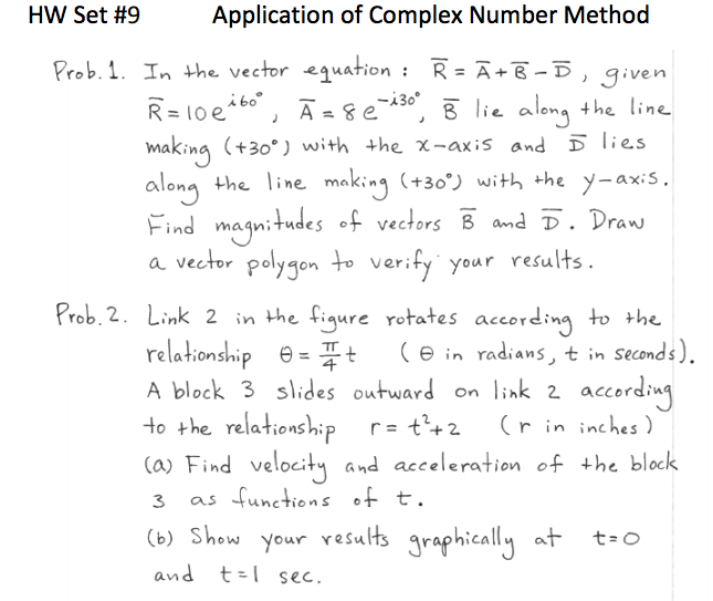 Kinematics And Dynamics of Mechanisms its in a | Chegg.com