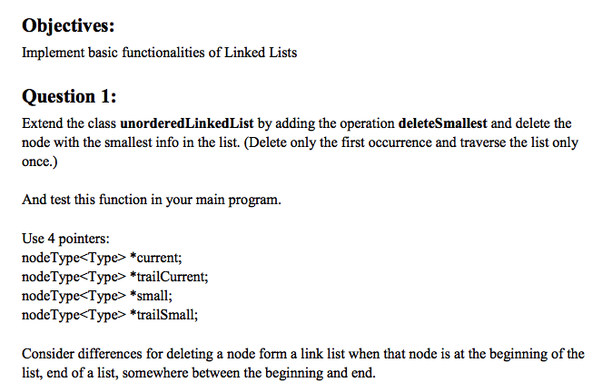 Solved C Programming Required Program Linkedlisth 7786