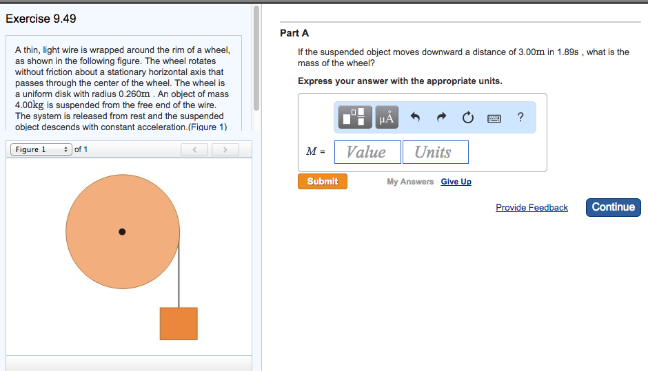 Solved A thin, light wire is wrapped around the rim of a | Chegg.com