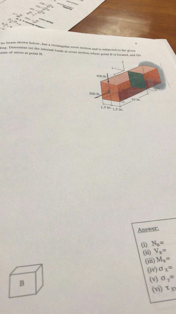 Solved am shown below, has a rectangular cross section and | Chegg.com