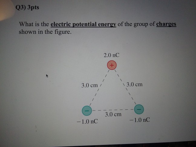Solved Potential Energy Questions 9pts Total Q1 3pts The | Chegg.com