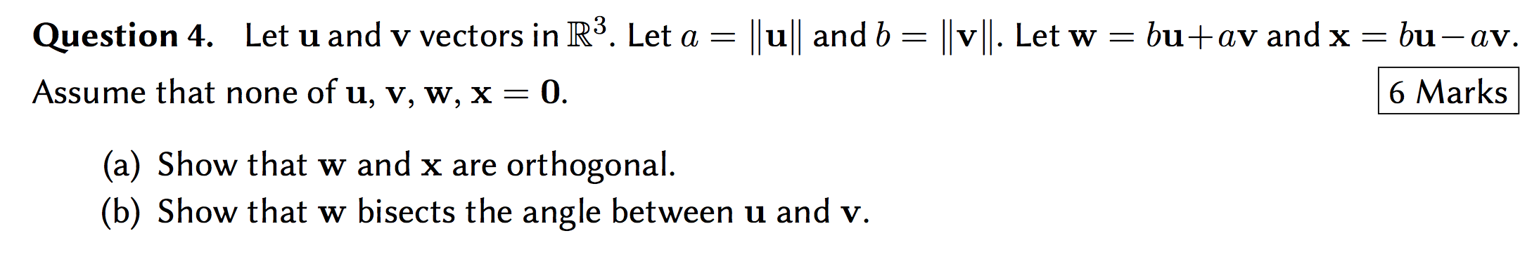 Solved Let u and v vectors in R^3. Let a = ||u|| and b = | Chegg.com Solved Let u and v vectors in R^3. Let a = ||u|| and b = | Chegg.com