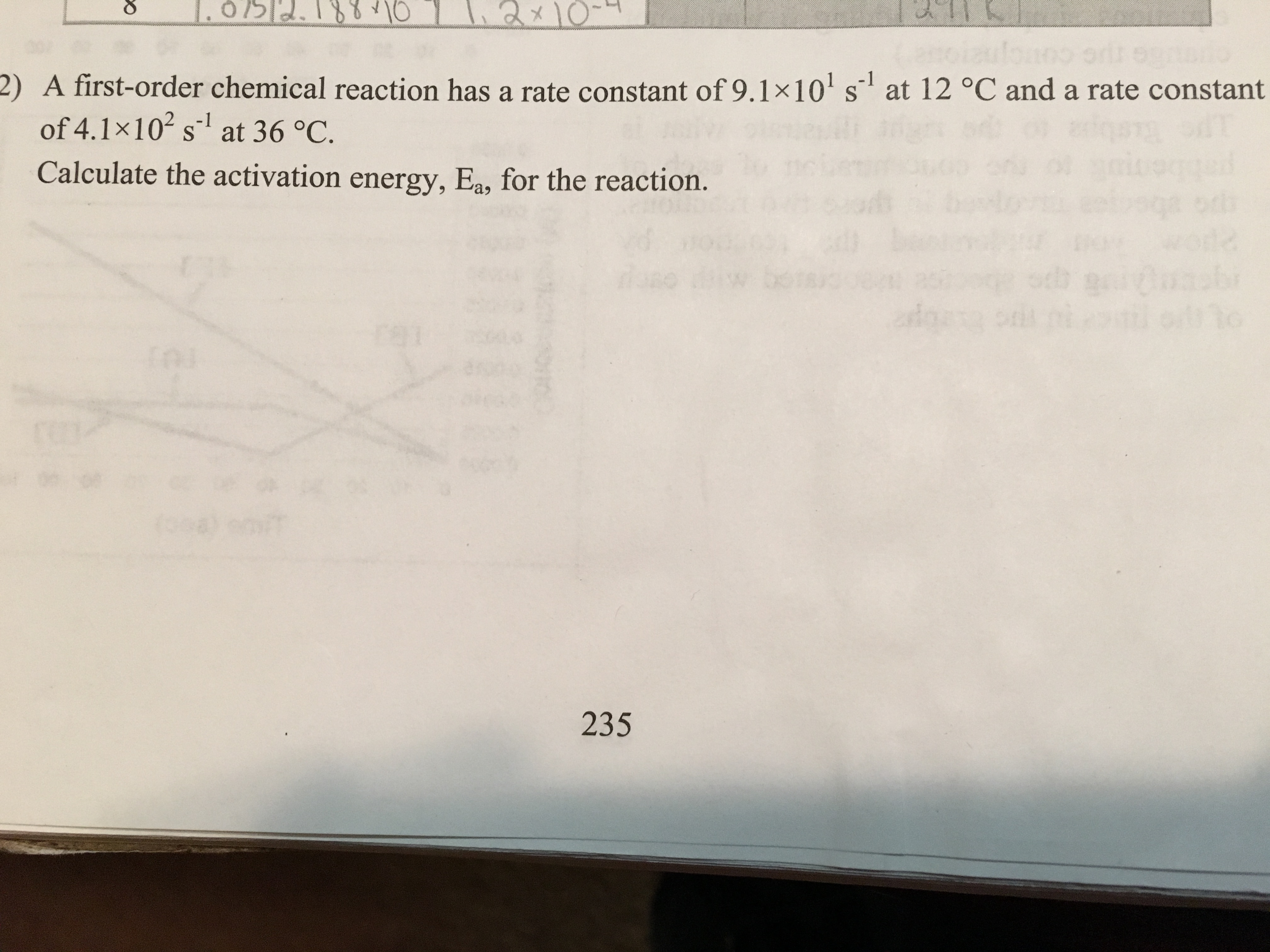 Solved A first-order chemical reaction has a rate constant | Chegg.com