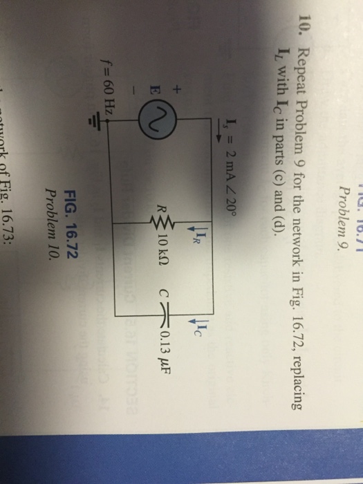 Solved Repeat Problem 9 for the network in Fig. 16.72, | Chegg.com