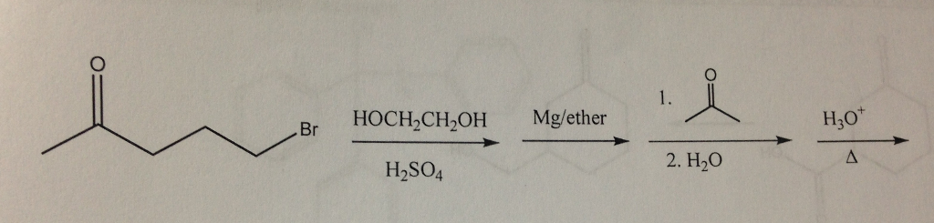 Solved HOCH2CH2OH Mg/ether H2SO4 2. H20 | Chegg.com