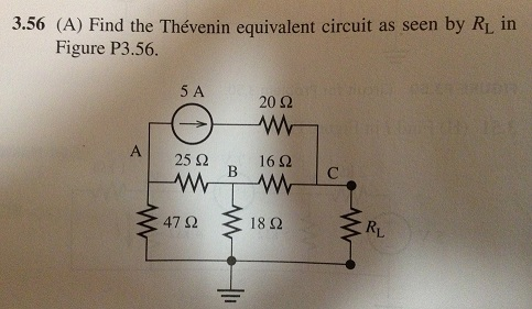 Solved Find the Thevenin equivalent circuit as seen by RL in | Chegg.com