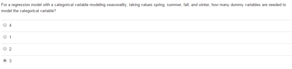 Solved For a regression model with a categorical variable | Chegg.com