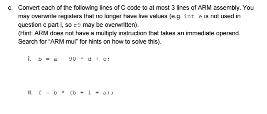 Solved Problem 4 (20 points) Assume r1 maps to int a, r3 to | Chegg.com