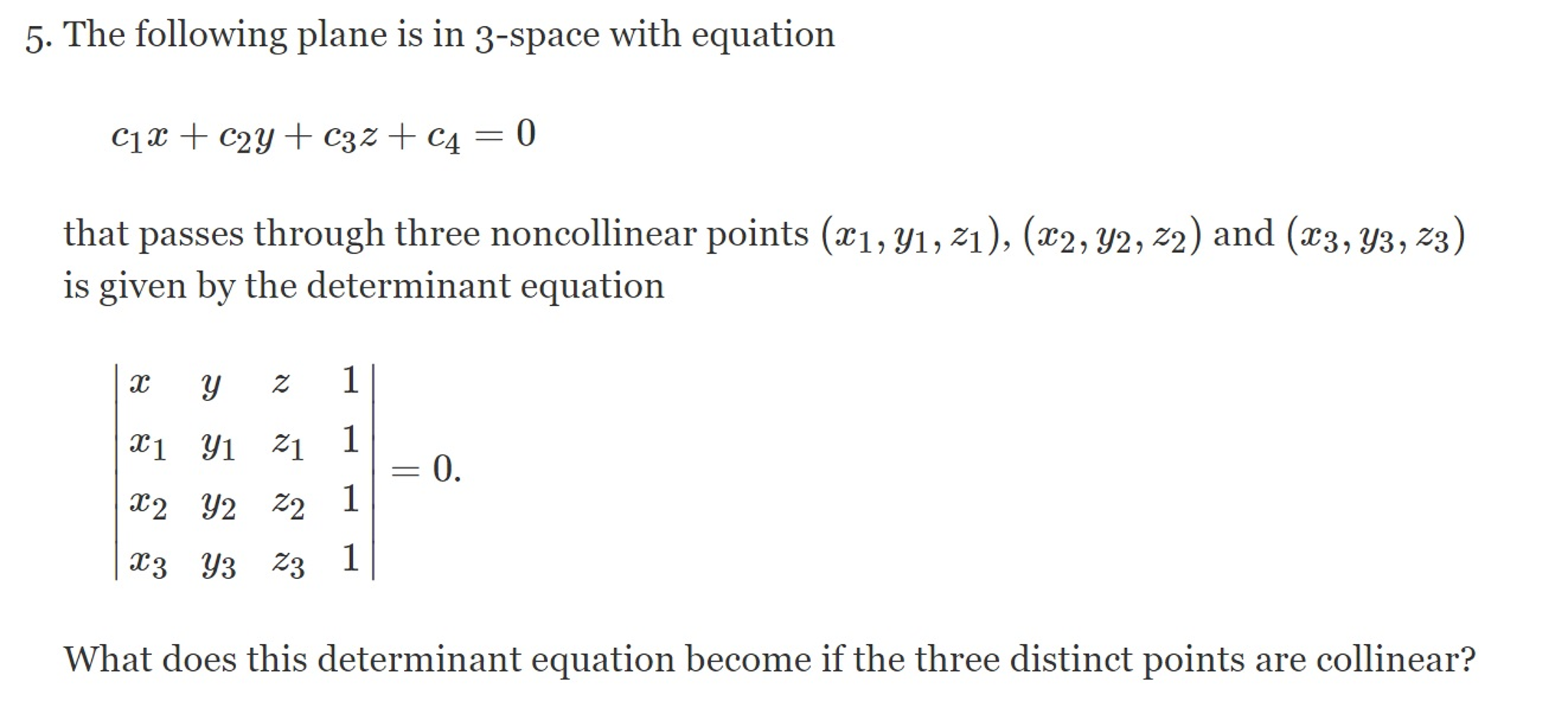 Solved A3Q5 Linear Assignment. SHOW ALL STEPS FOR THE | Chegg.com