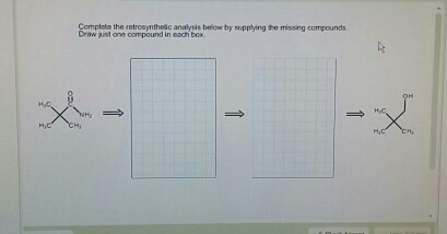 Solved Complete the retrosynthetic analysis below by | Chegg.com