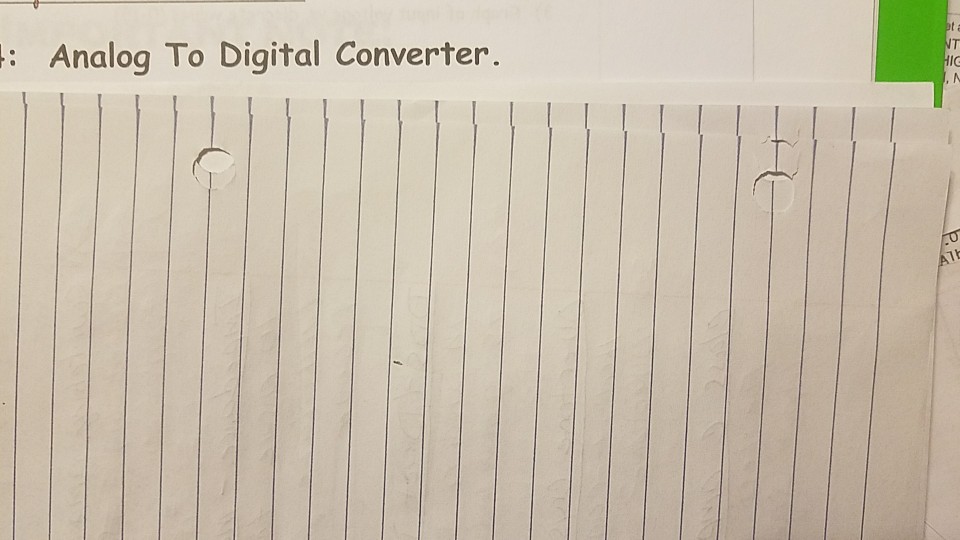 Solved : Analog To Digital Converter. | Chegg.com