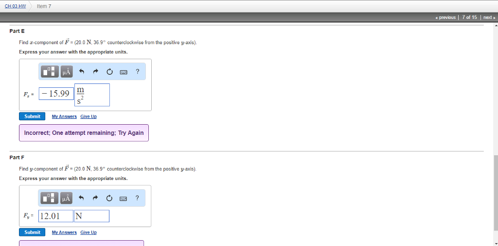 Solved Express your answer with the appropriate units ay= | Chegg.com