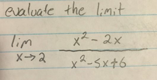 Solved Evaluate the limit lim_x rightarrow 2 x^2 - | Chegg.com